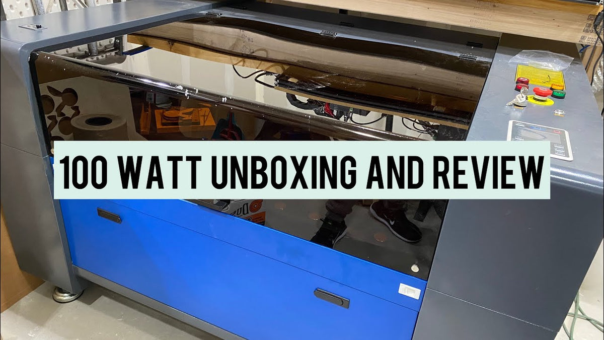 100W OMtech Laser Unboxing and Review – Bearded Builds